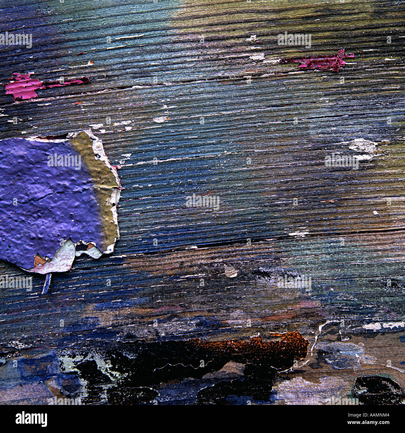 Closeup of weather beaten wall painting Stock Photo - Alamy