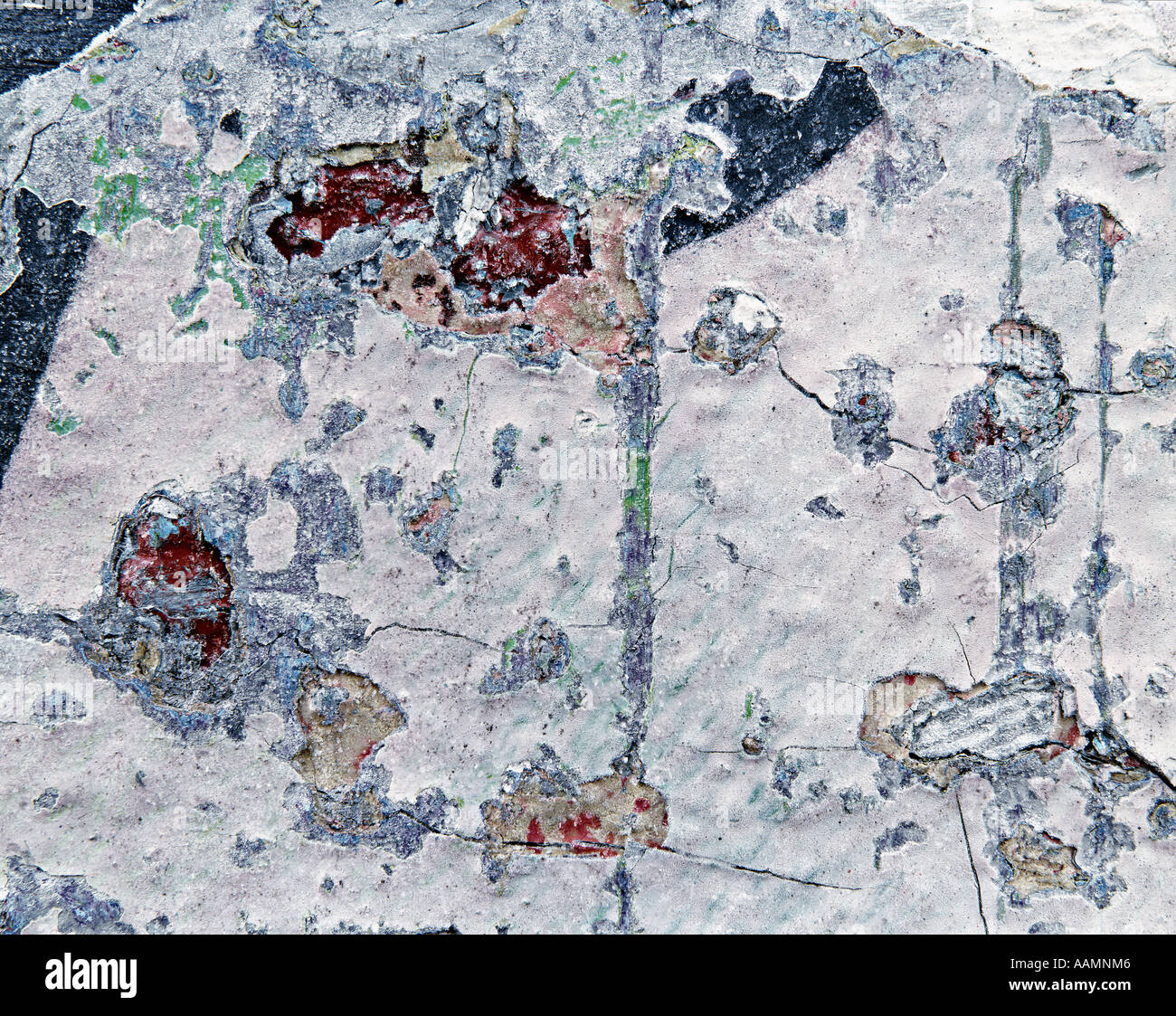 Closeup of weather beaten wall painting Stock Photo - Alamy