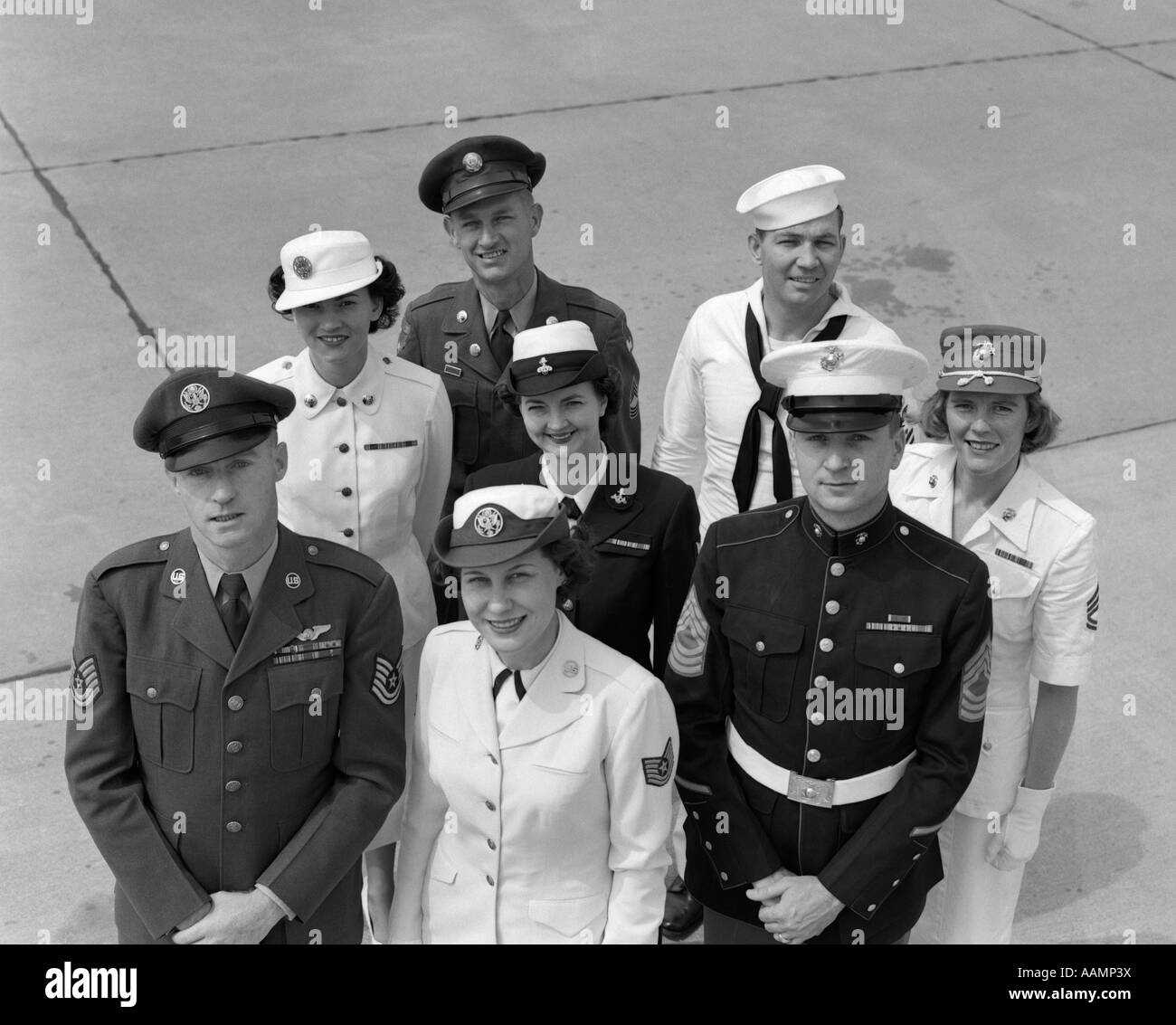 Outdoor group portrait from Black and White Stock Photos & Images - Alamy