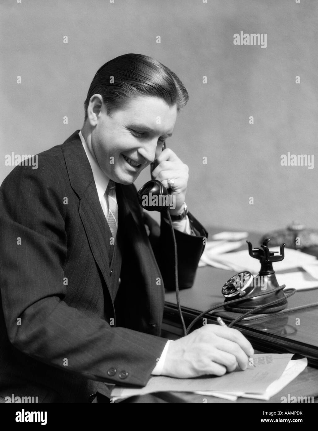1930s office worker Black and White Stock Photos & Images - Alamy