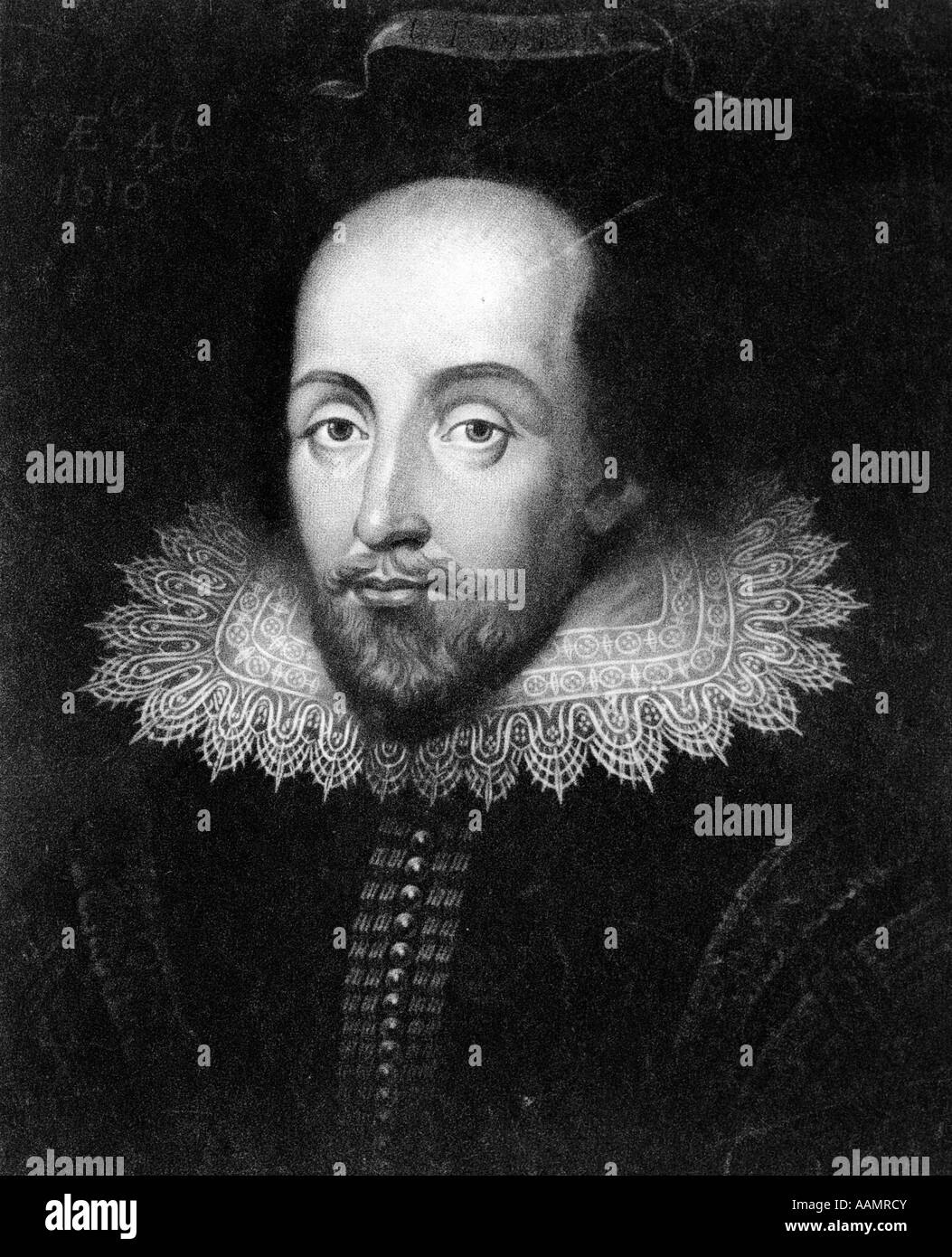Shakespeare portraits Black and White Stock Photos & Images - Alamy