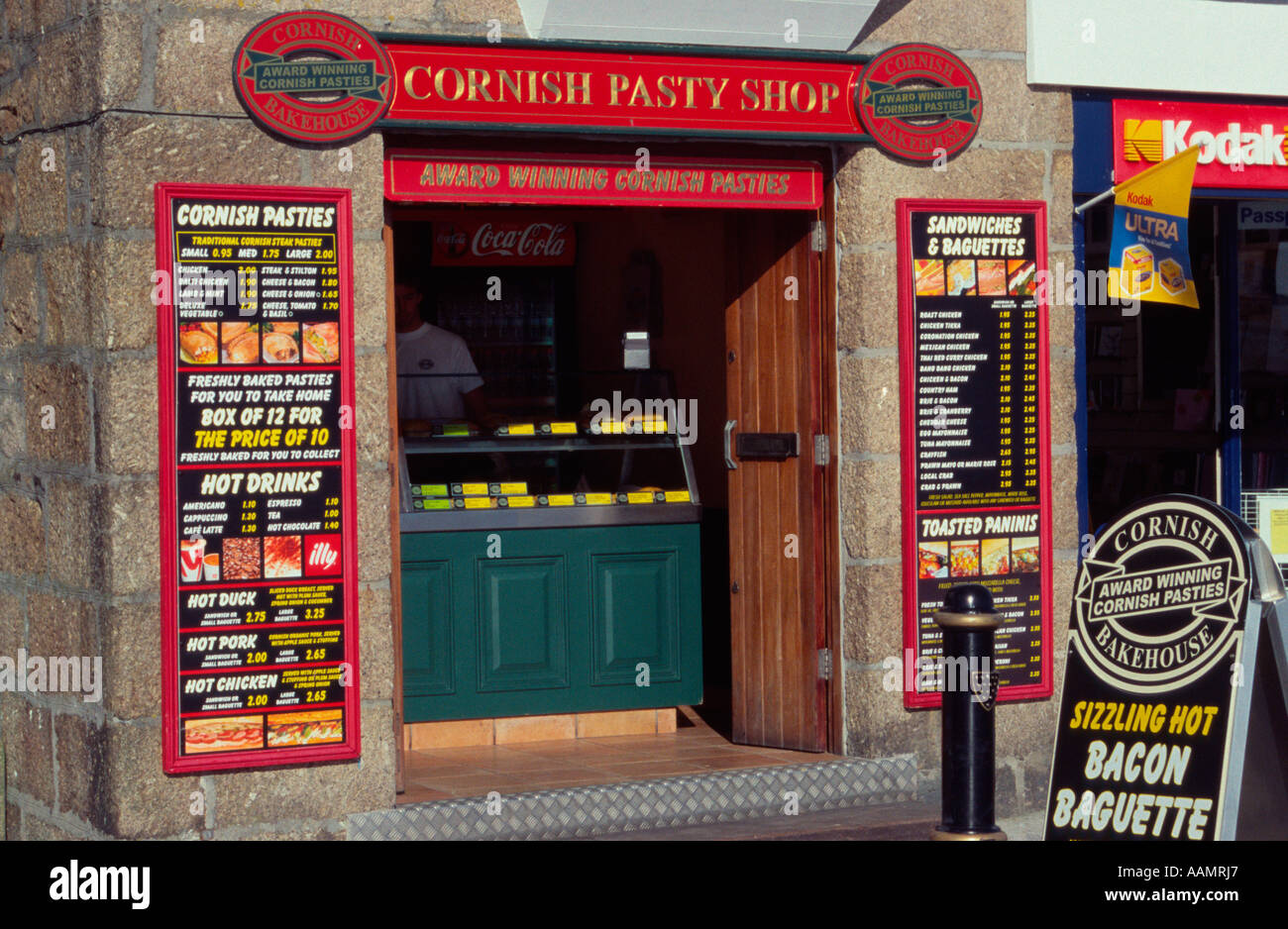 Pasty shop in St Ives, Cornwall, England United Kingdom Stock Photo - Alamy