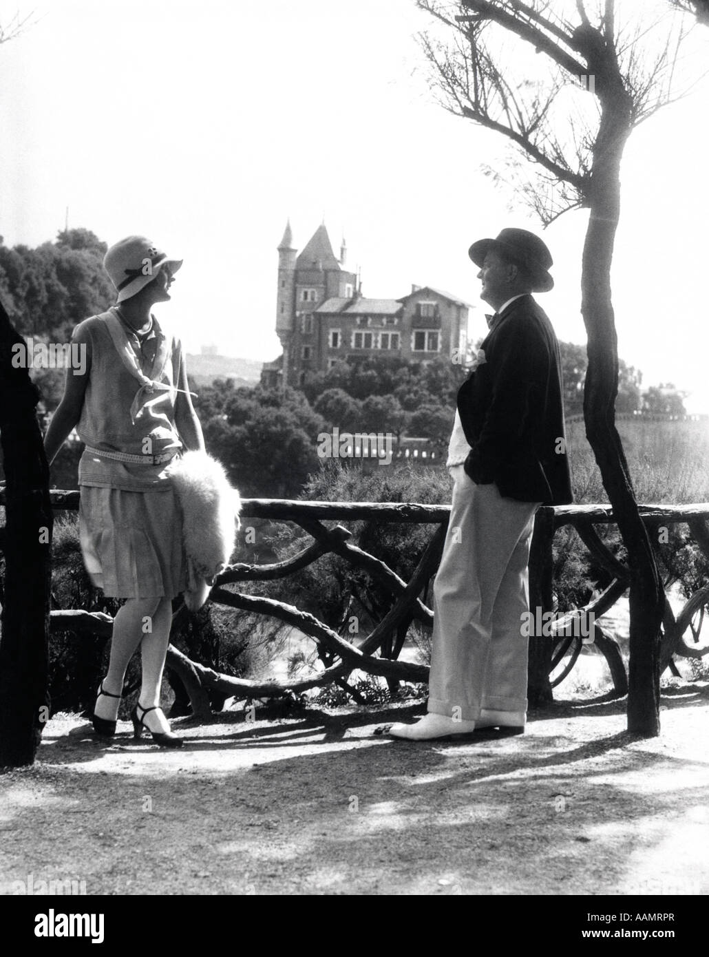 1920s COUPLE IN BIARRITZ FRANCE Stock Photo - Alamy