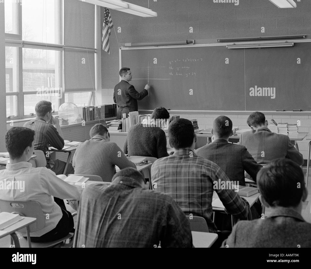 Men classroom Black and White Stock Photos & Images - Alamy