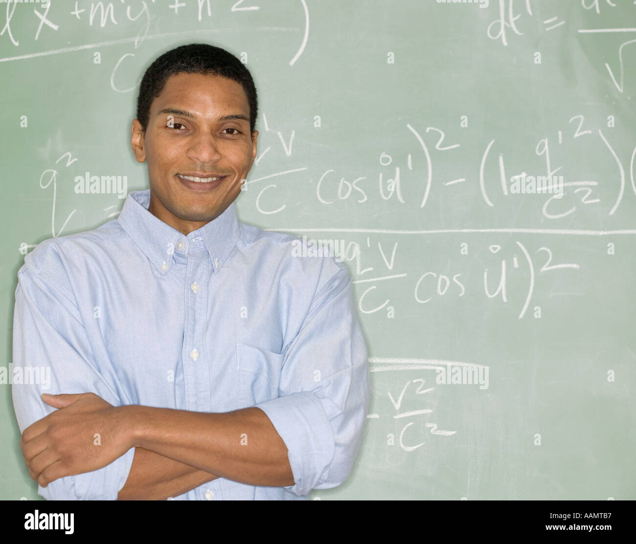 Portrait of male teacher Stock Photo - Alamy
