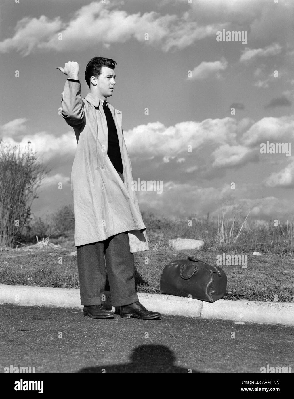 Hitchhiker Black and White Stock Photos & Images - Alamy