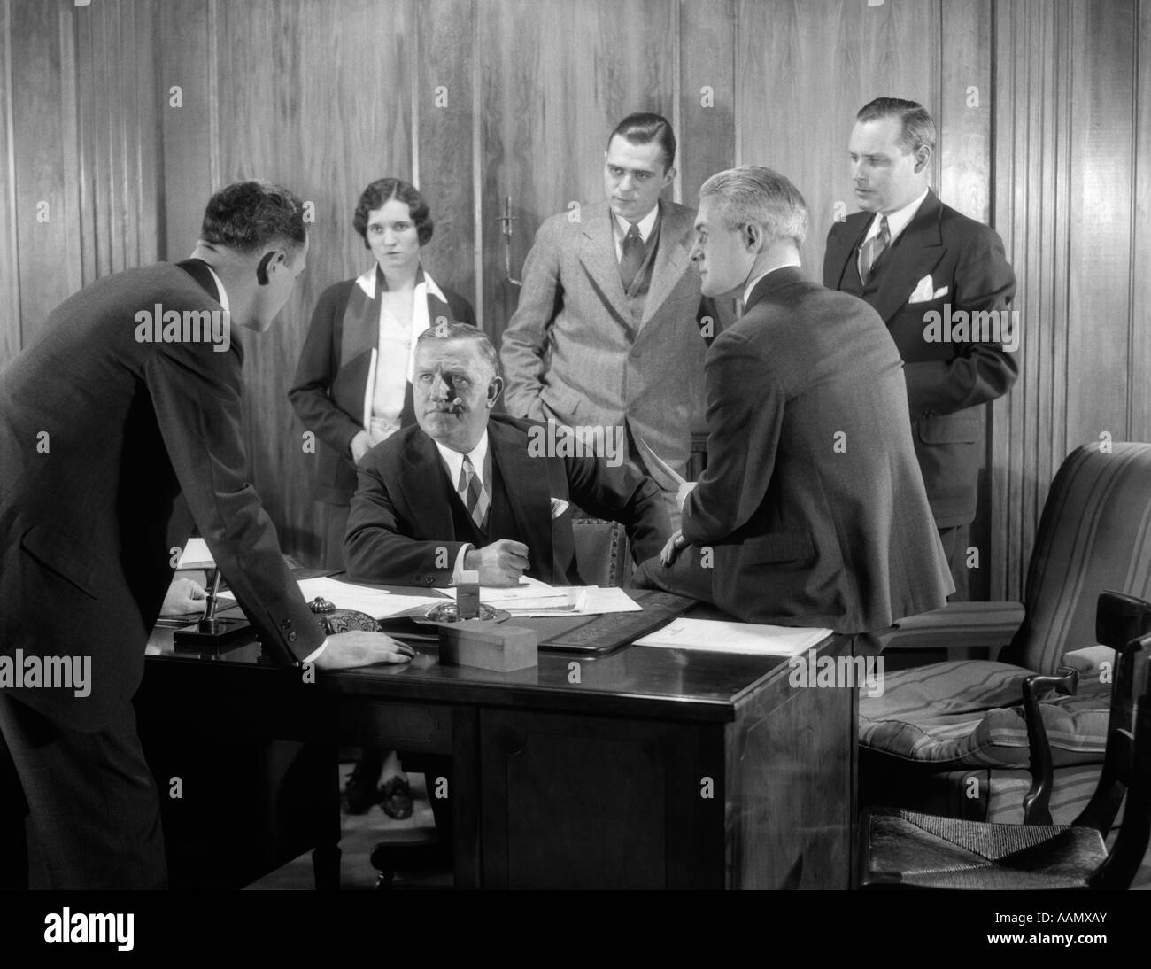 Woman worried time Black and White Stock Photos & Images - Alamy