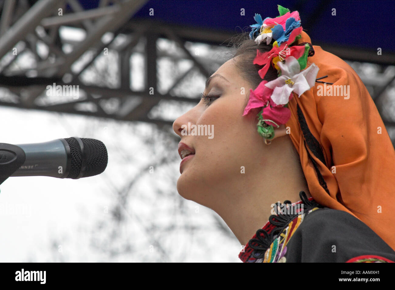 Mayday Singer In Sofia The Capital Of Bulgaria Stock Photo - Alamy