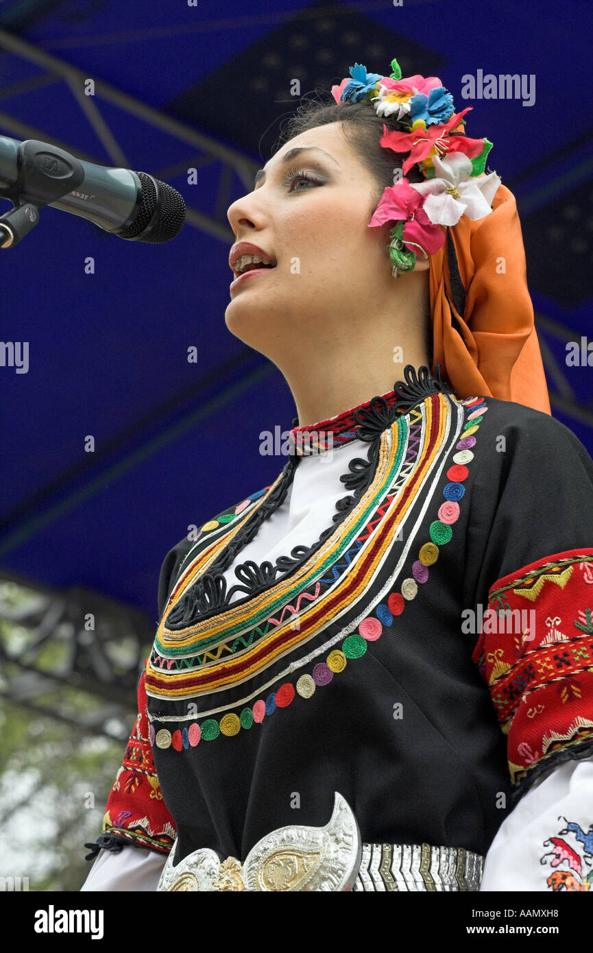 Mayday Singer In Sofia The Capital Of Bulgaria Stock Photo - Alamy