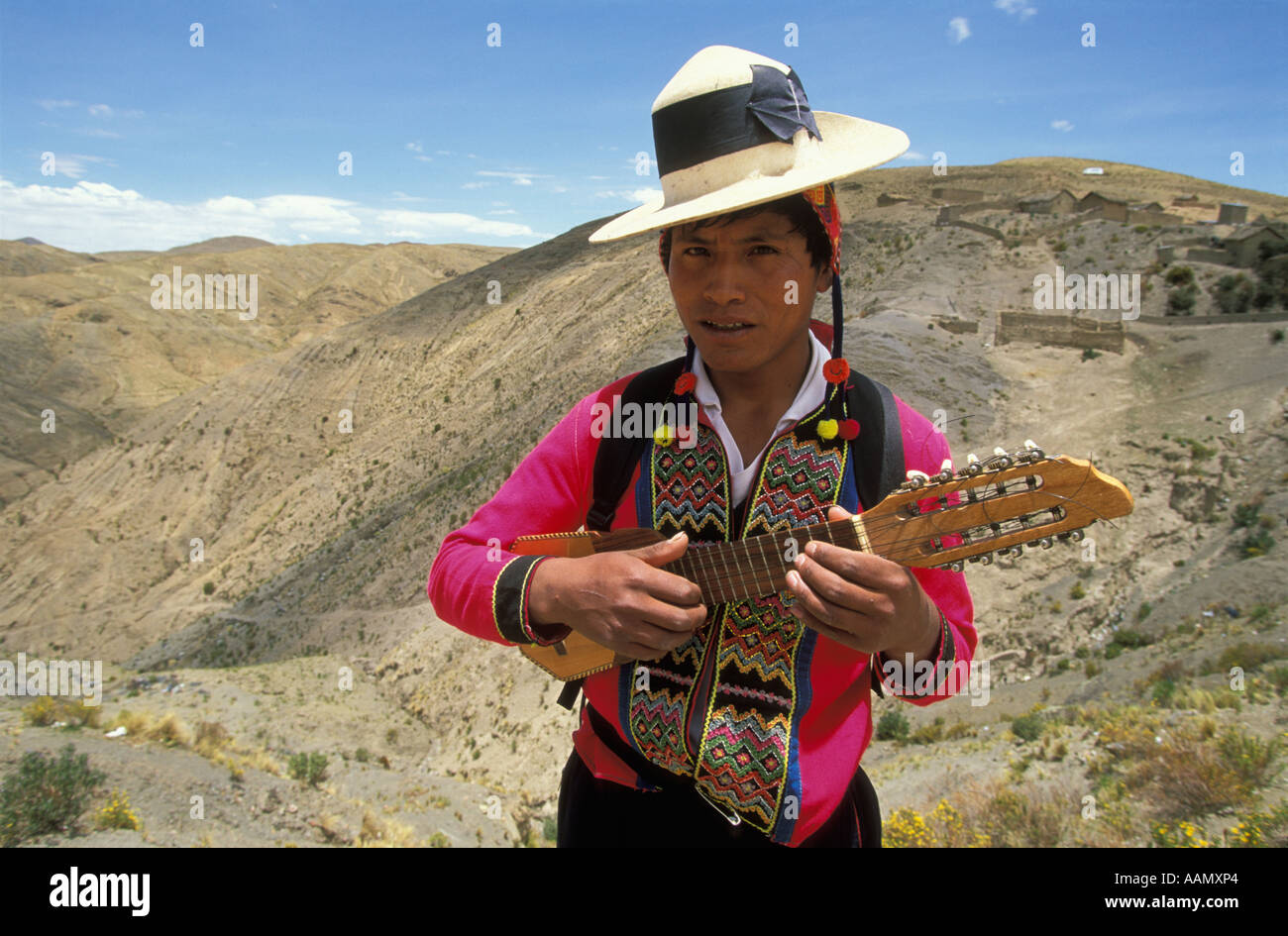 Bolivian man in traditional costume hi-res stock photography and images ...