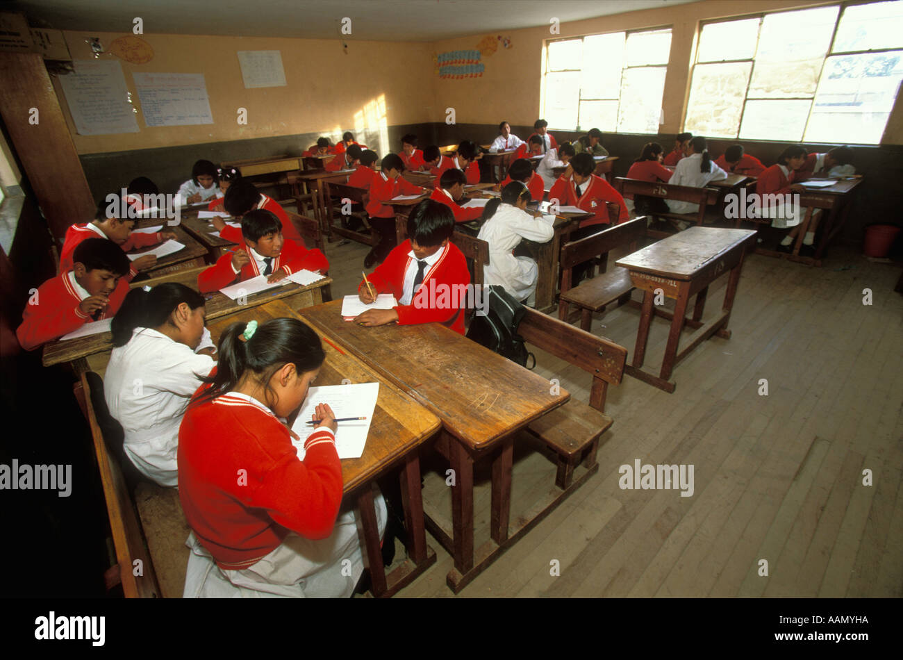 Bolivia students hi-res stock photography and images - Alamy