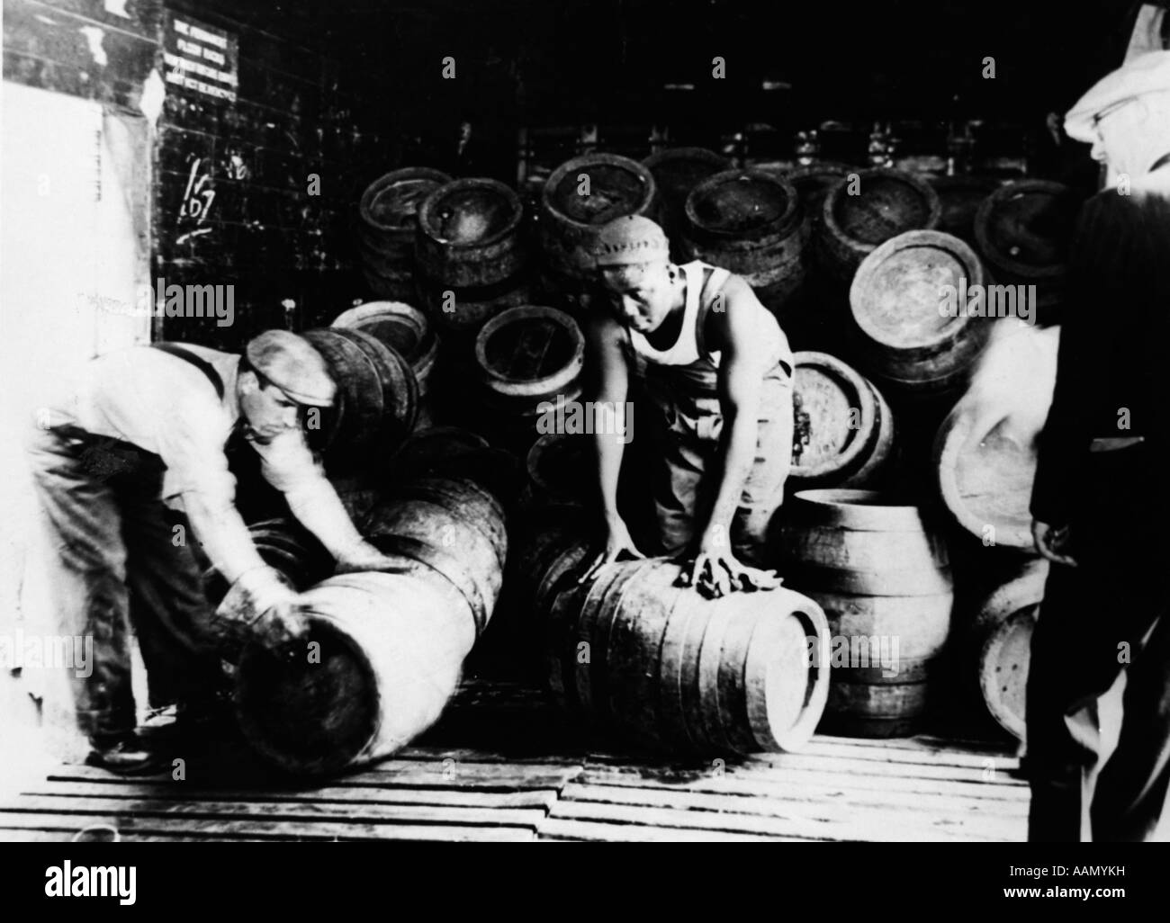 Prohibition alcohol barrels hi-res stock photography and images - Alamy
