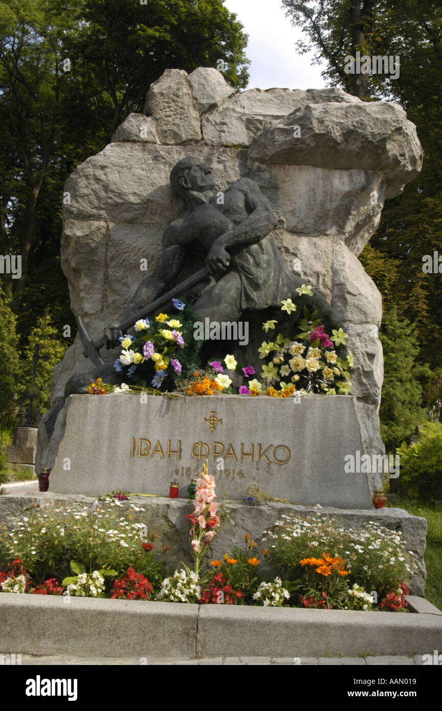 Monument to ivan franko hi-res stock photography and images - Alamy