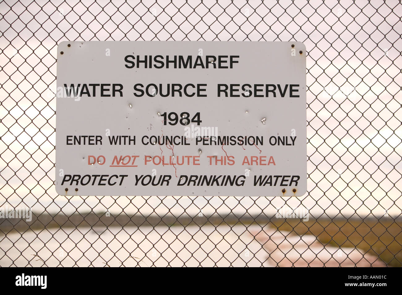 Shishmaref fresh water lagoon Shishmaref Alaska Stock Photo - Alamy