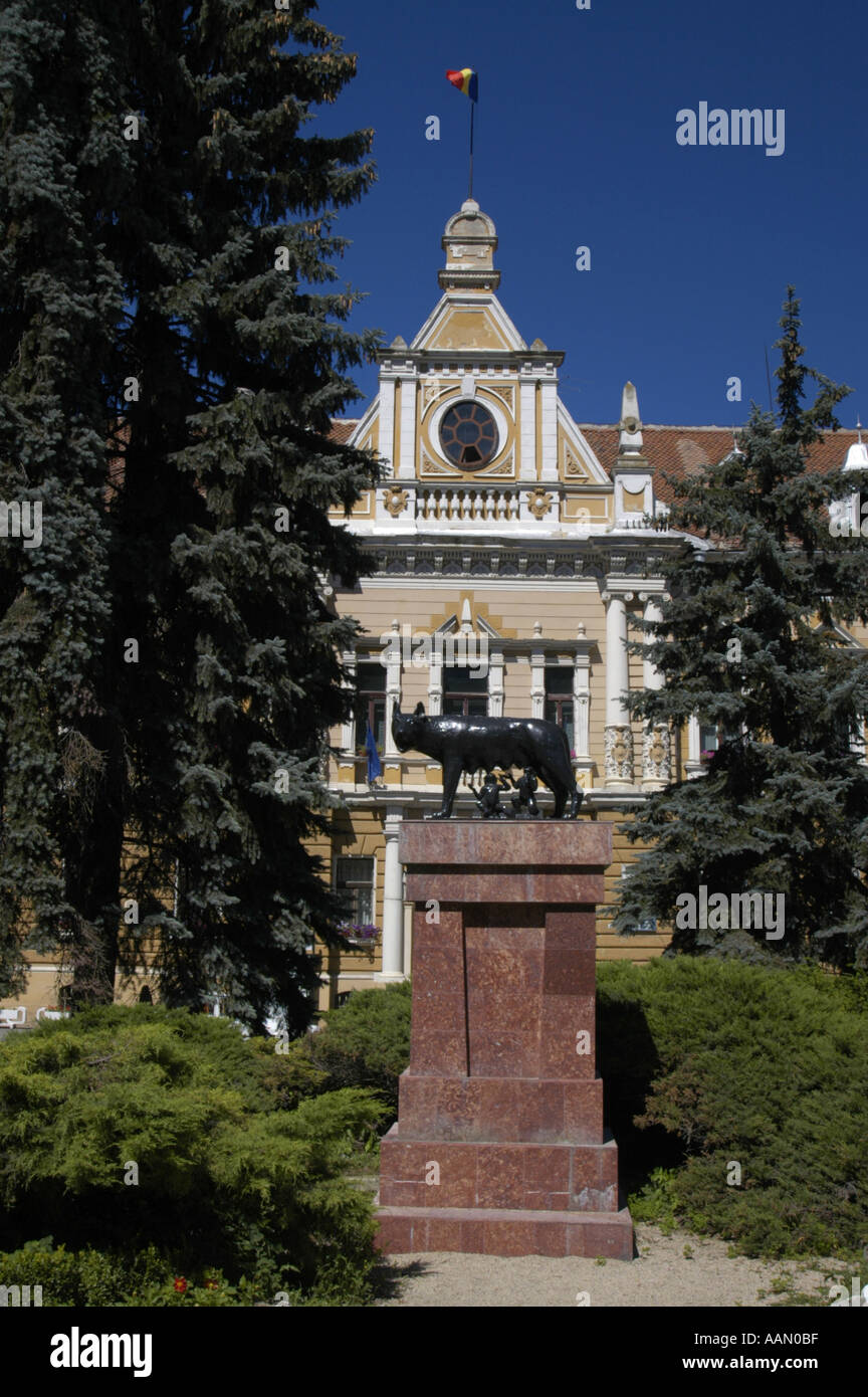 Brasov, city hall Stock Photo - Alamy