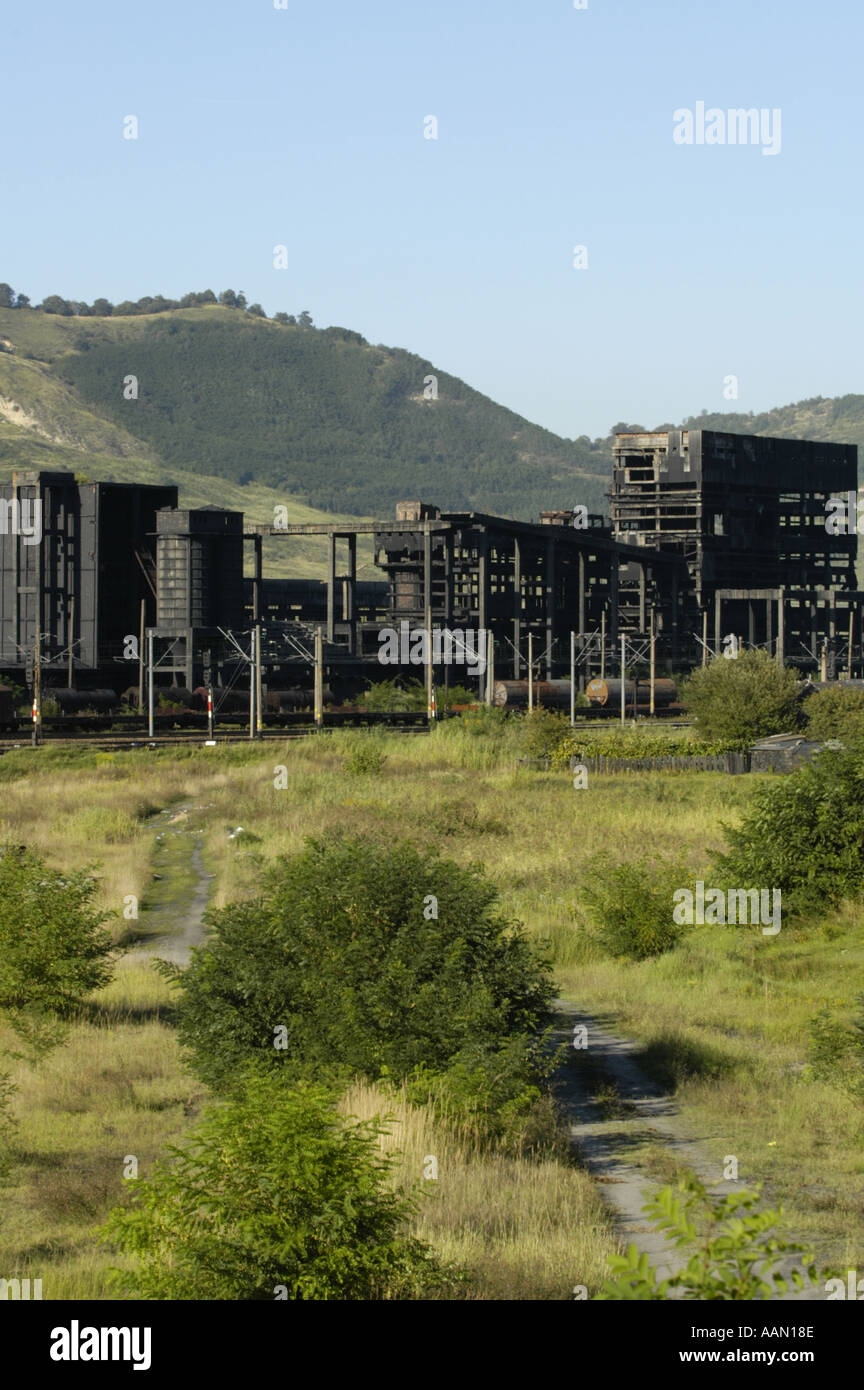 Copsa Mica, industry ruins Stock Photo - Alamy