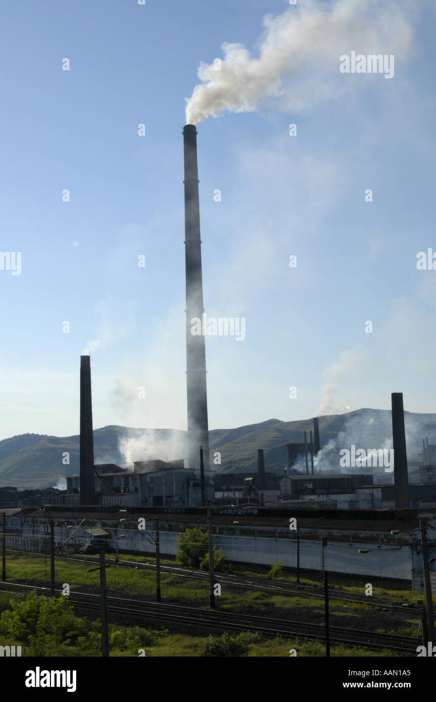 Copsa Mica, industry plant Stock Photo - Alamy