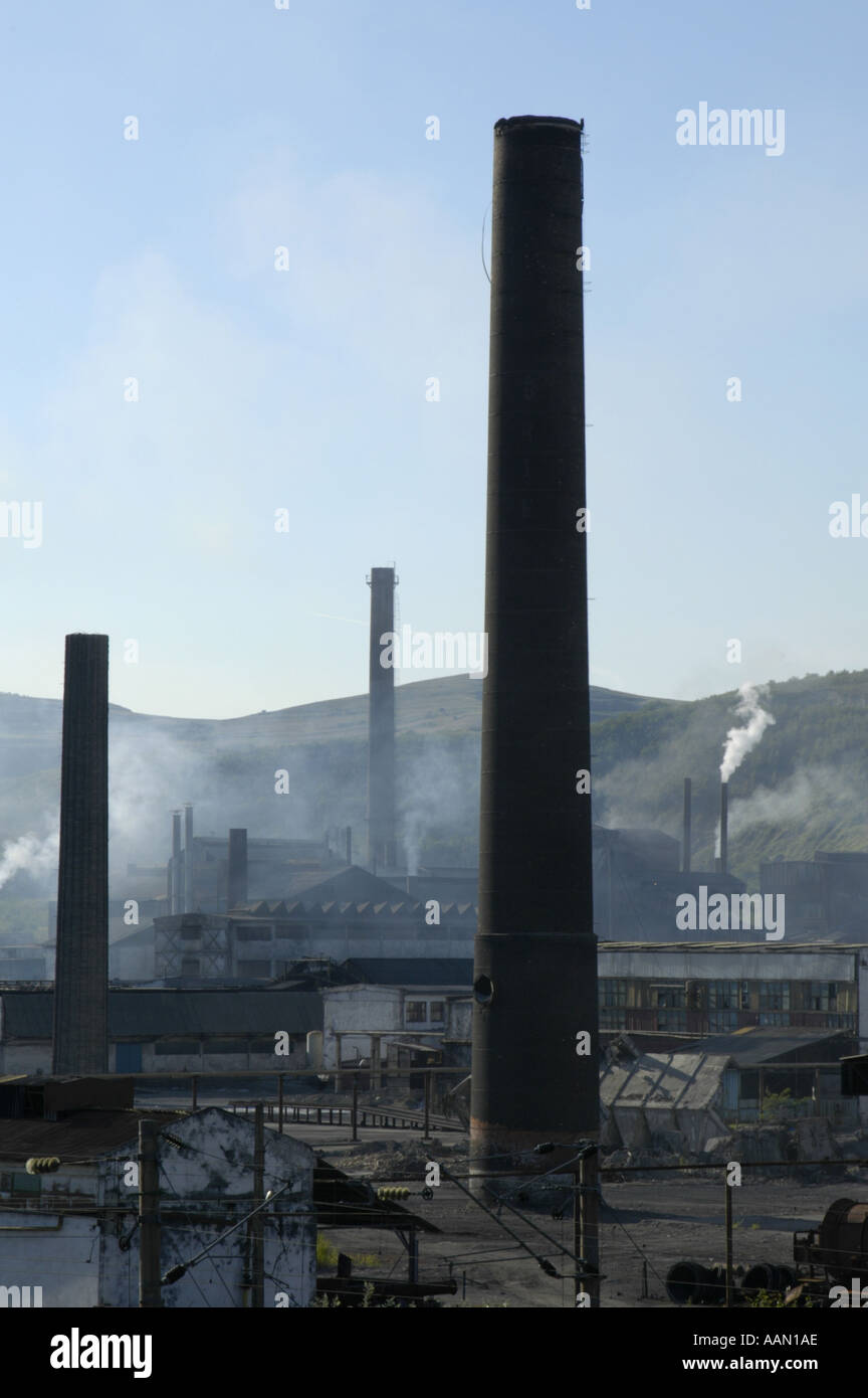 Copsa Mica, industry plant Stock Photo - Alamy