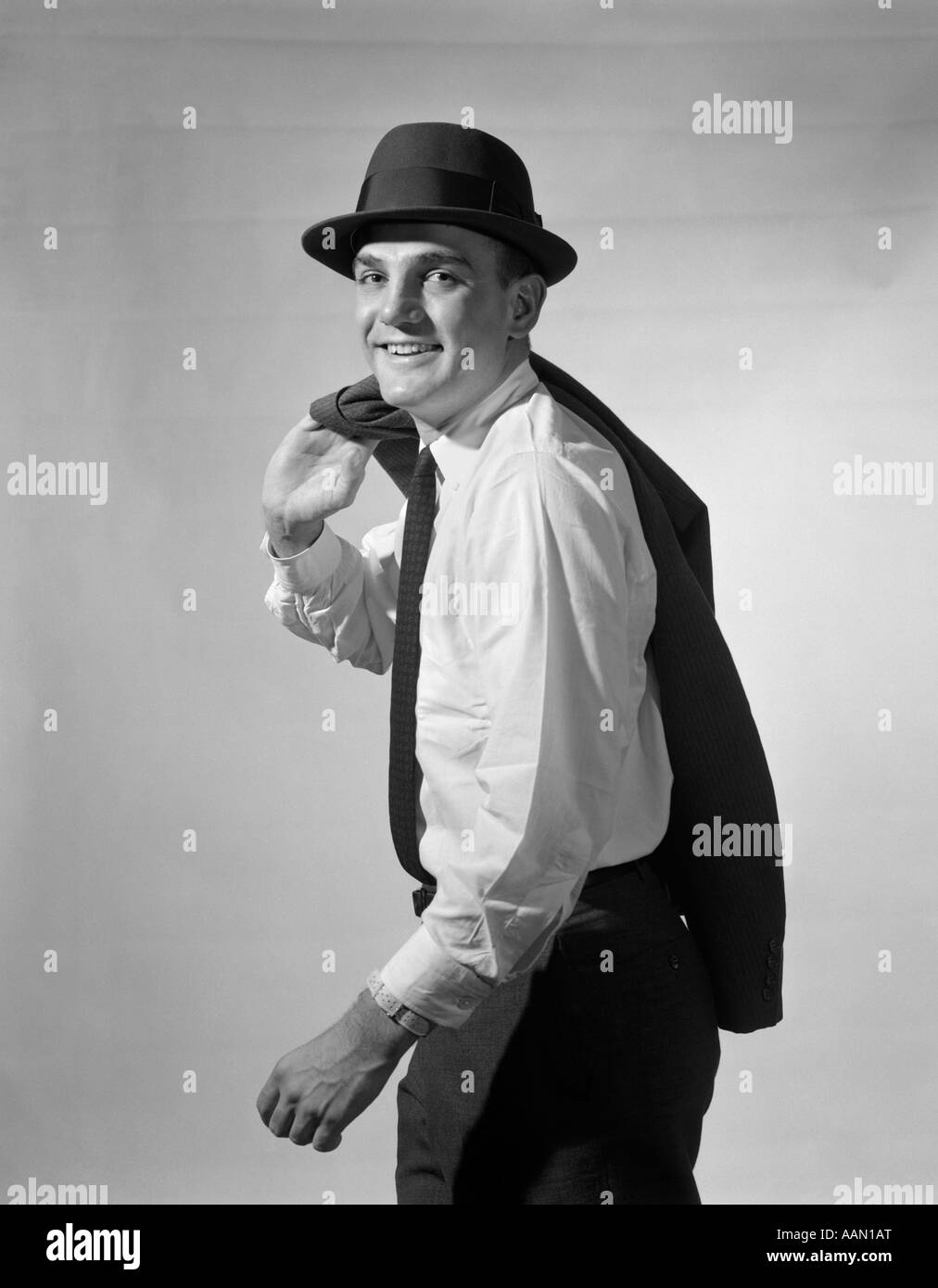1950s business man black and white Black and White Stock Photos ...
