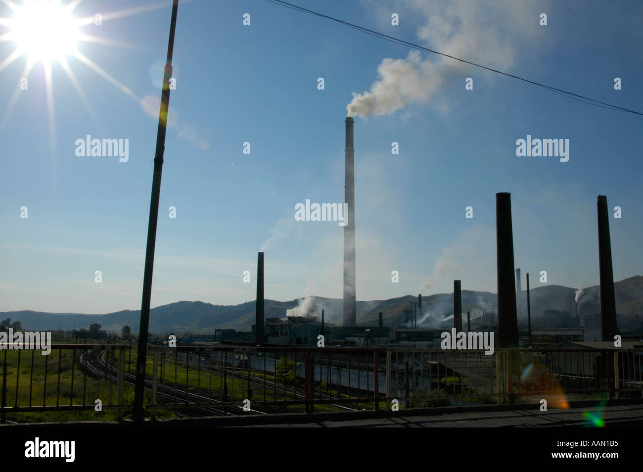 Copsa Mica, industry plant Stock Photo - Alamy