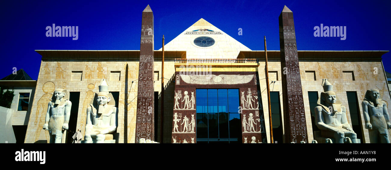 Dubai UAE Wafi Shopping Mall Egyptian Architecture Pyramids Columns ...