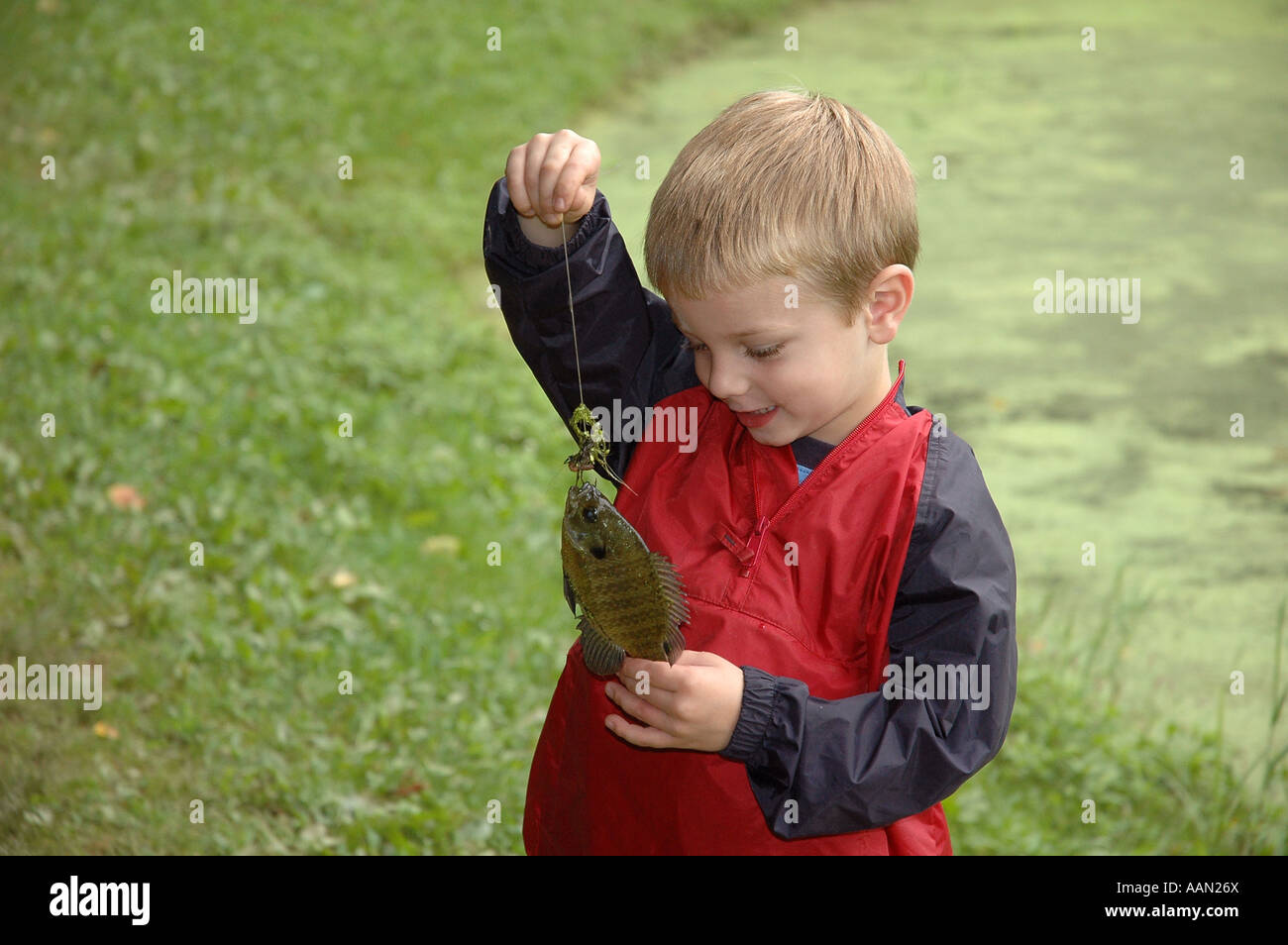 Caught first fish hi-res stock photography and images - Alamy