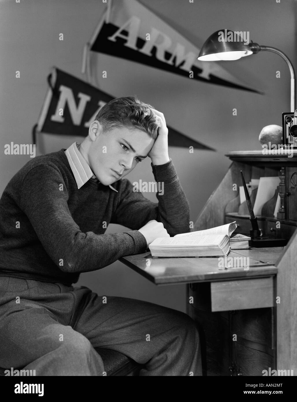 1940s high school hi-res stock photography and images - Alamy