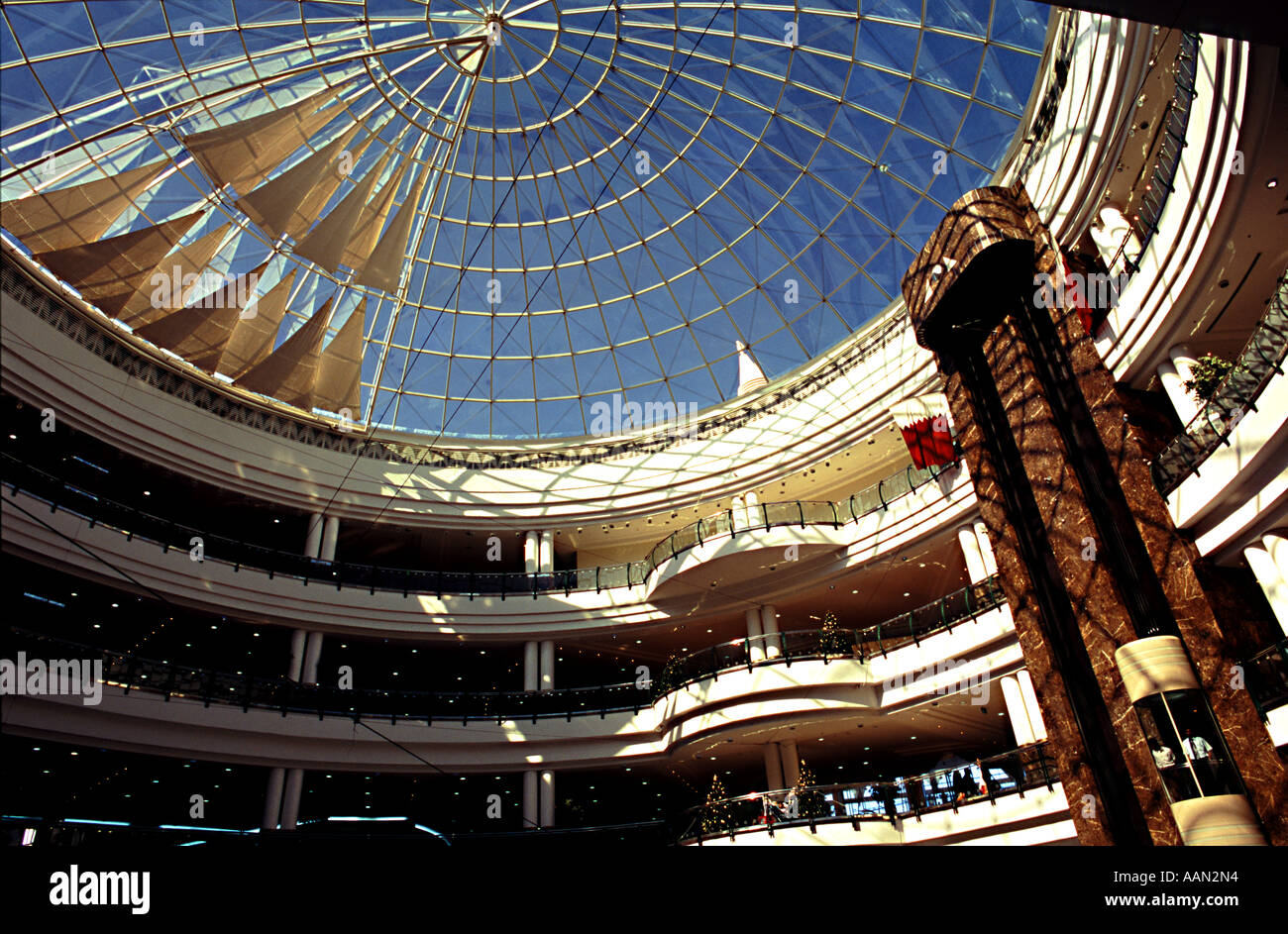 A shopping centre in Doha Qatar Arabian Gulf Middle East Stock Photo ...