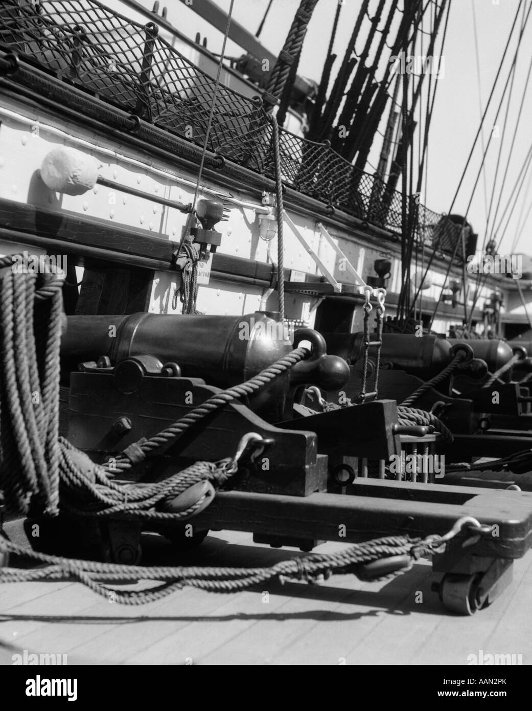 Old cannon on gun Black and White Stock Photos & Images - Alamy