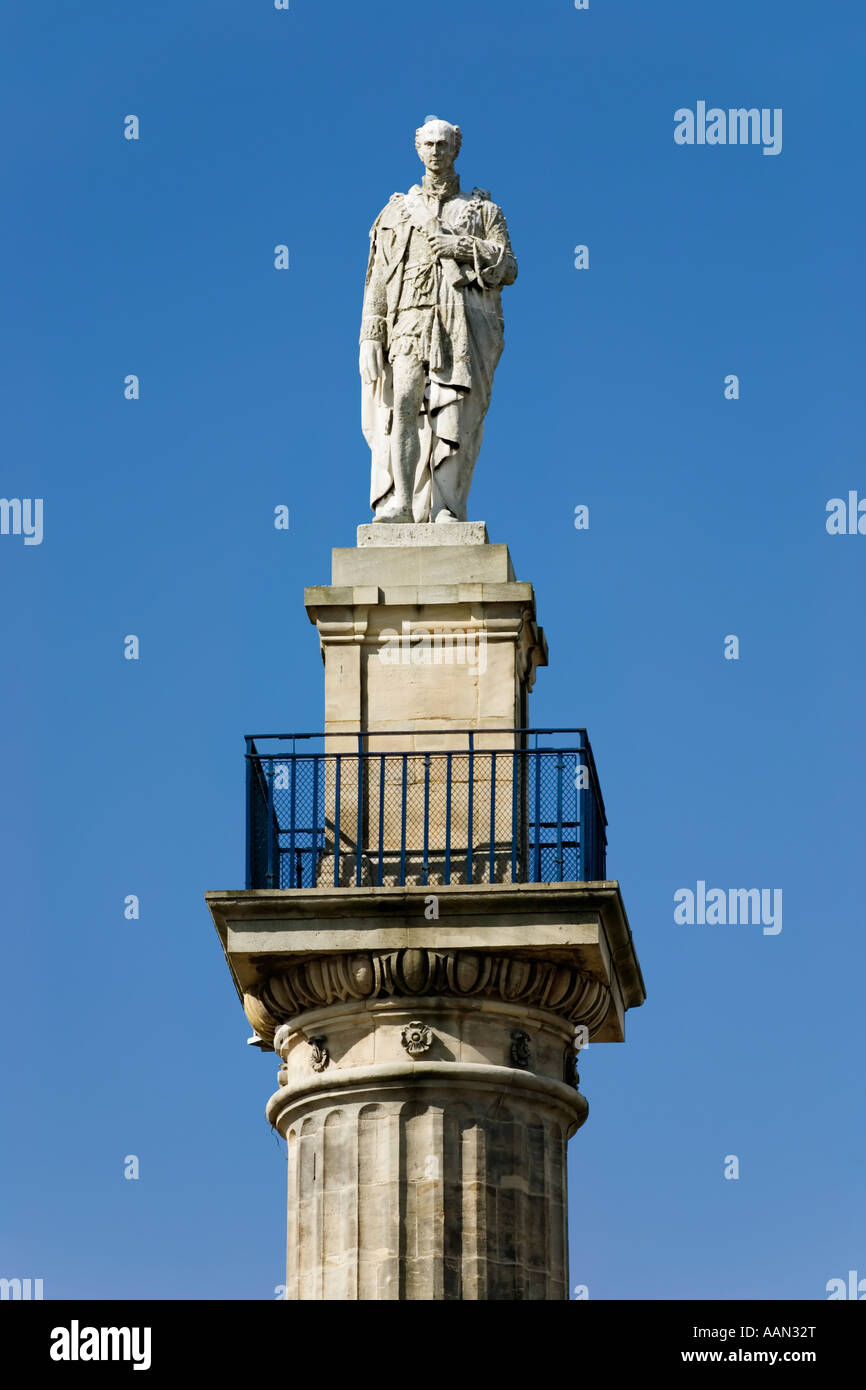 The statue of Grey's Monument in Newcastle upon Tyne Stock Photo - Alamy