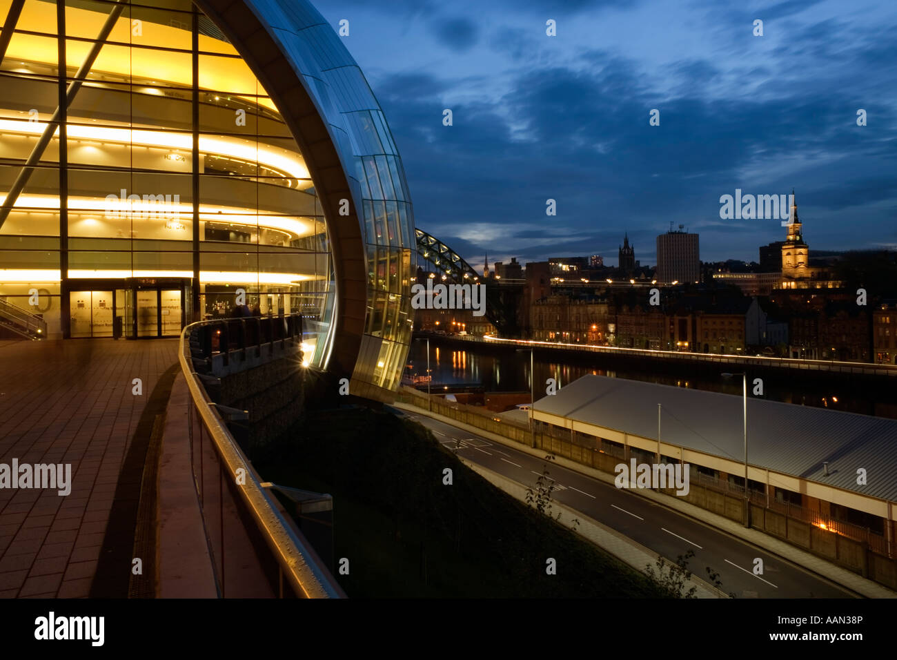 Newcastle Gateshead Quayside Tyne and Wear England Stock Photo - Alamy
