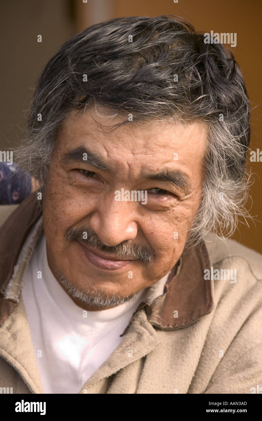 Edward Olanna an Eskimo from Shishmaref Alaska Stock Photo - Alamy