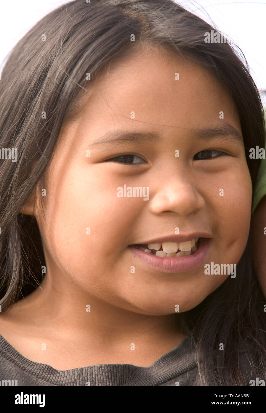 Nellie Okpowruk an Eskimo child from Shishmaref alaska an Inuit island ...
