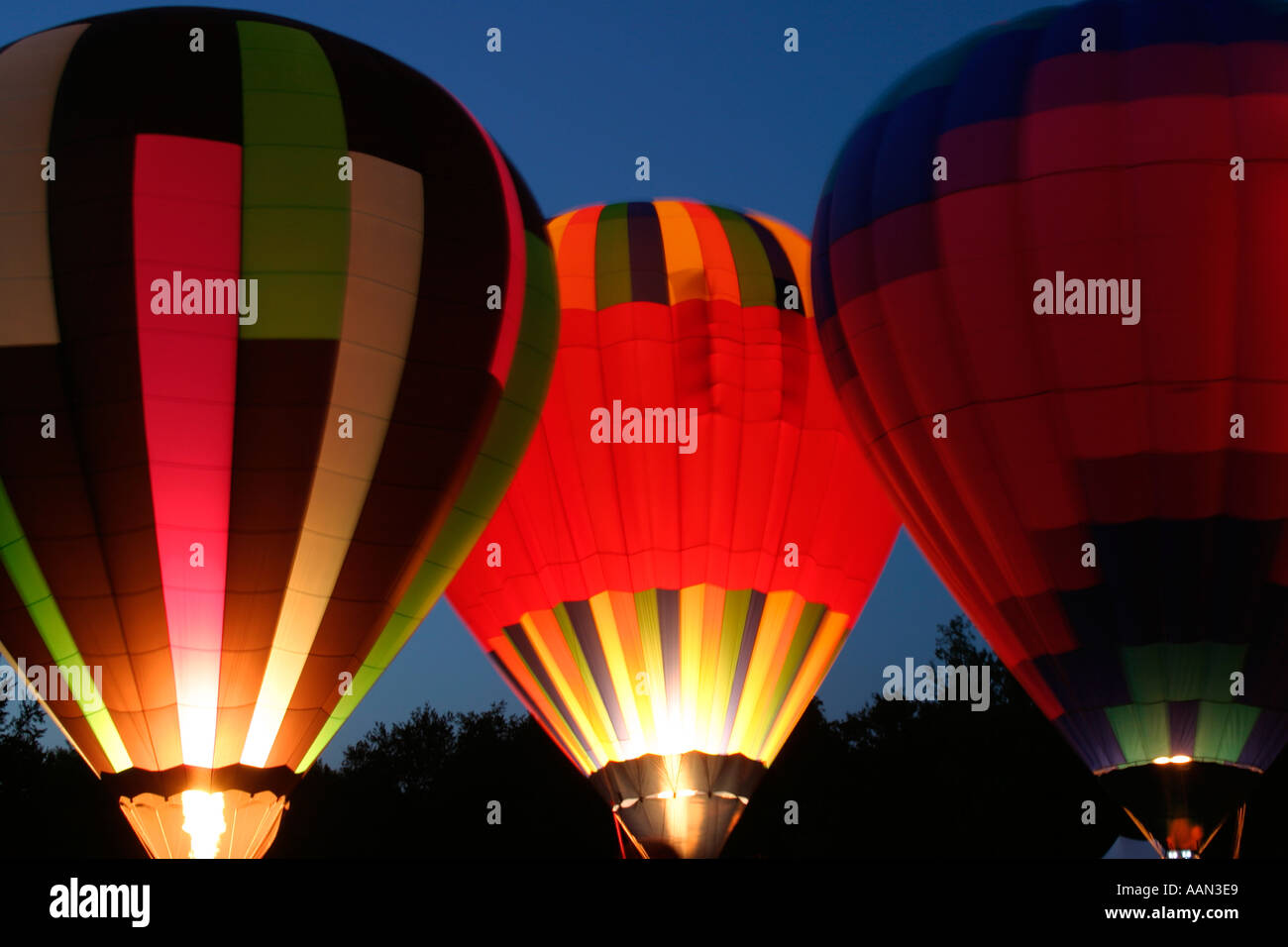 Hot Air Balloon Competition Stock Photo - Alamy