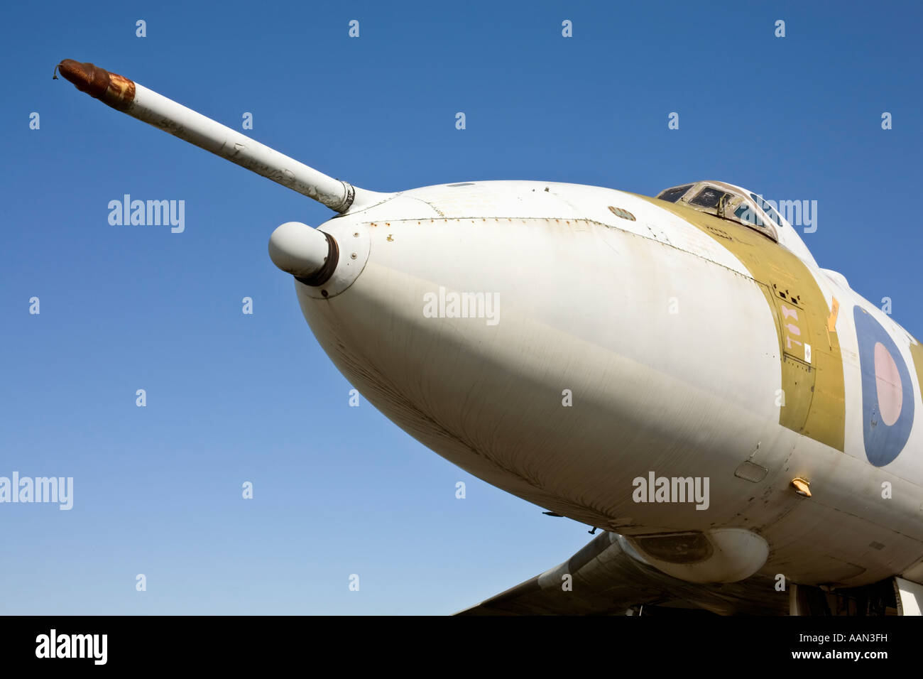 Avro Vulcan heavy bomber. The type was in service with the RAF from ...