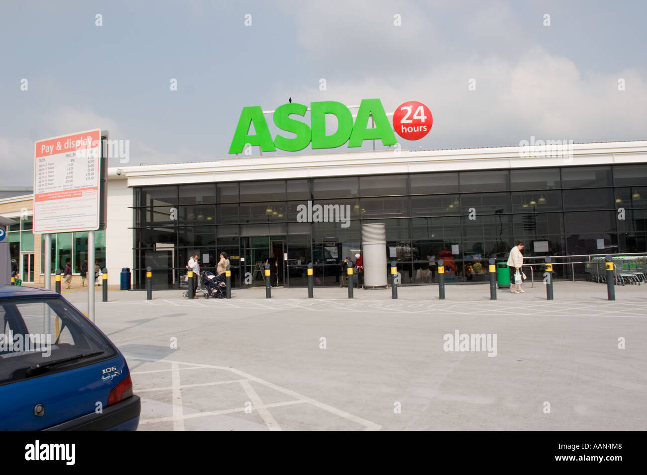 Asda store in harlow shopping centre hi-res stock photography and ...