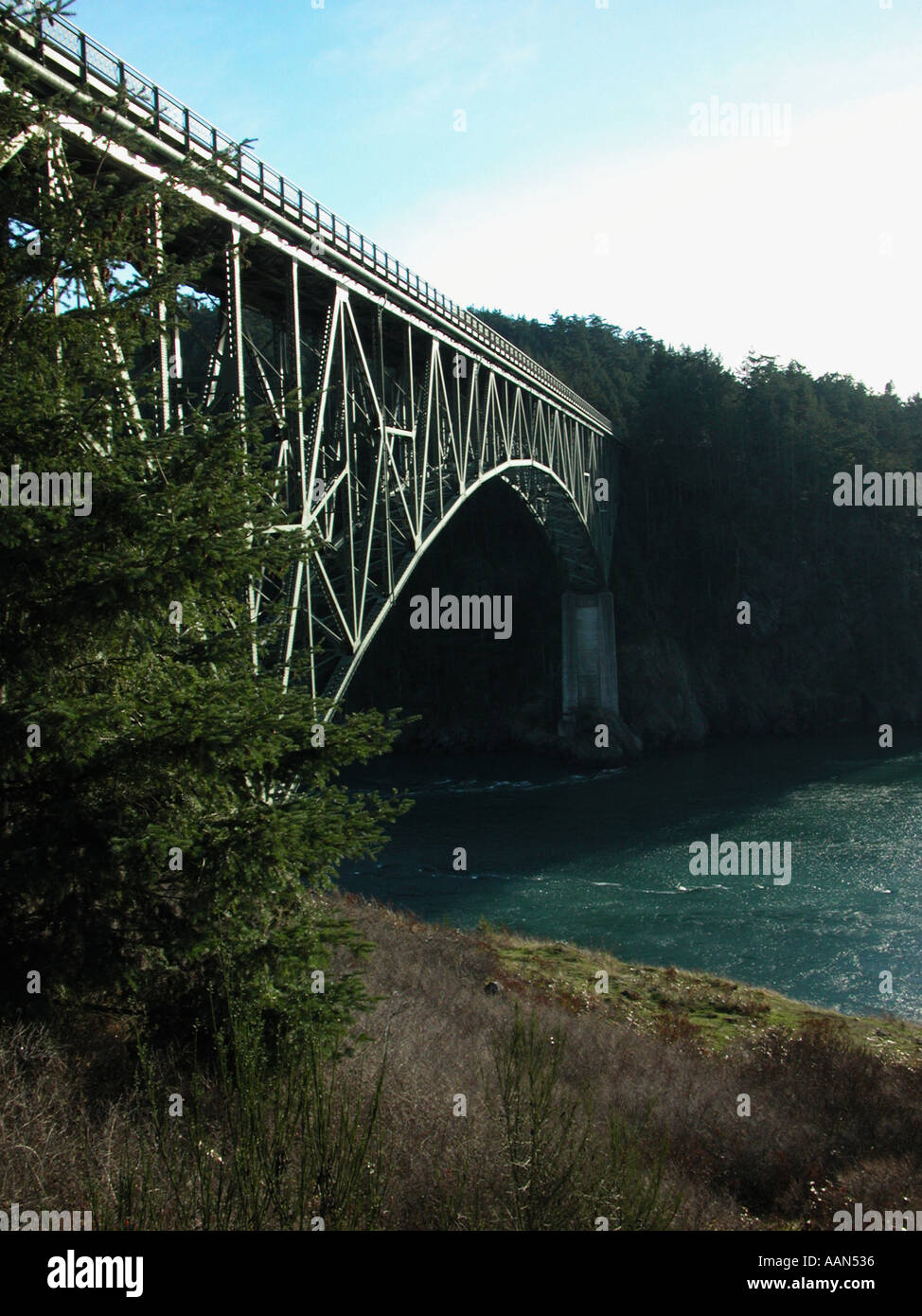 Deception Pass Bridge, Washington State, USA . 2003 Stock Photo - Alamy