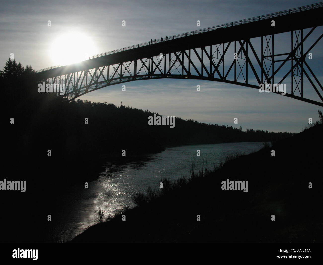 Deception Pass Bridge, Washington State, USA . 2003 Stock Photo - Alamy