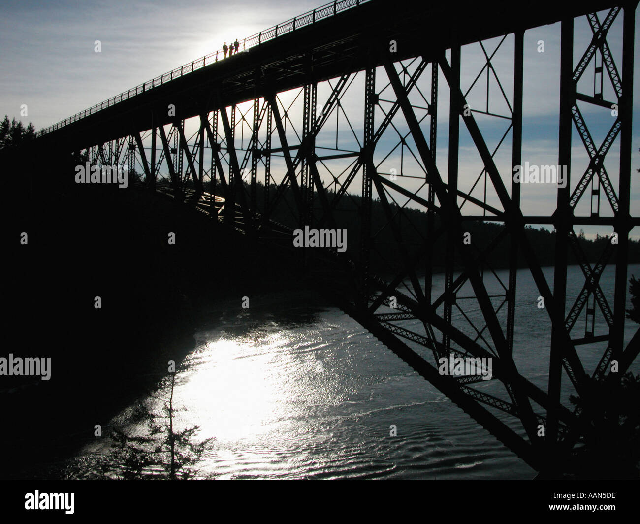 Deception Pass Bridge, Washington State, USA . 2003 Stock Photo - Alamy