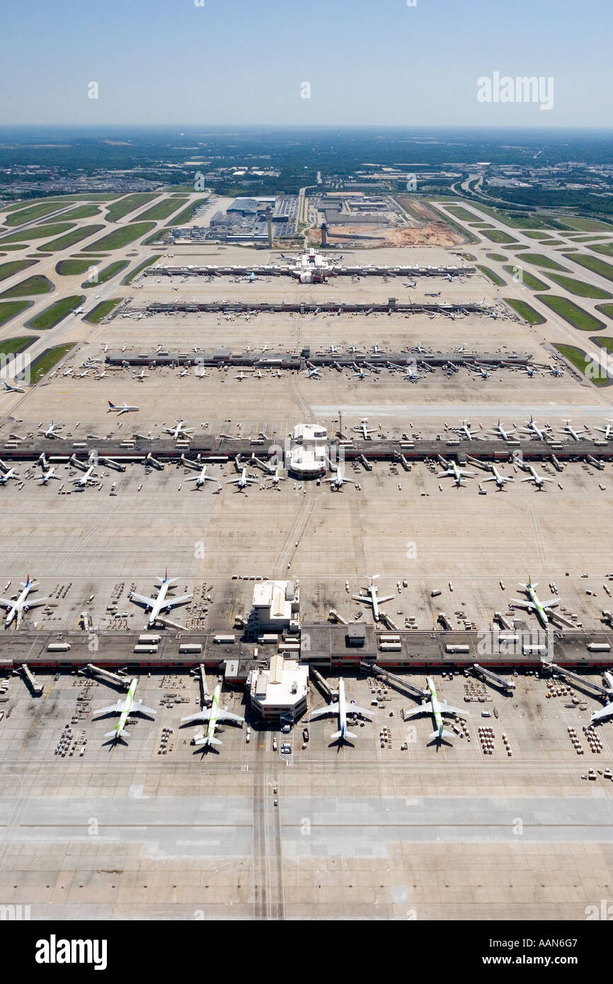 Atlanta airport aerial hi-res stock photography and images - Alamy