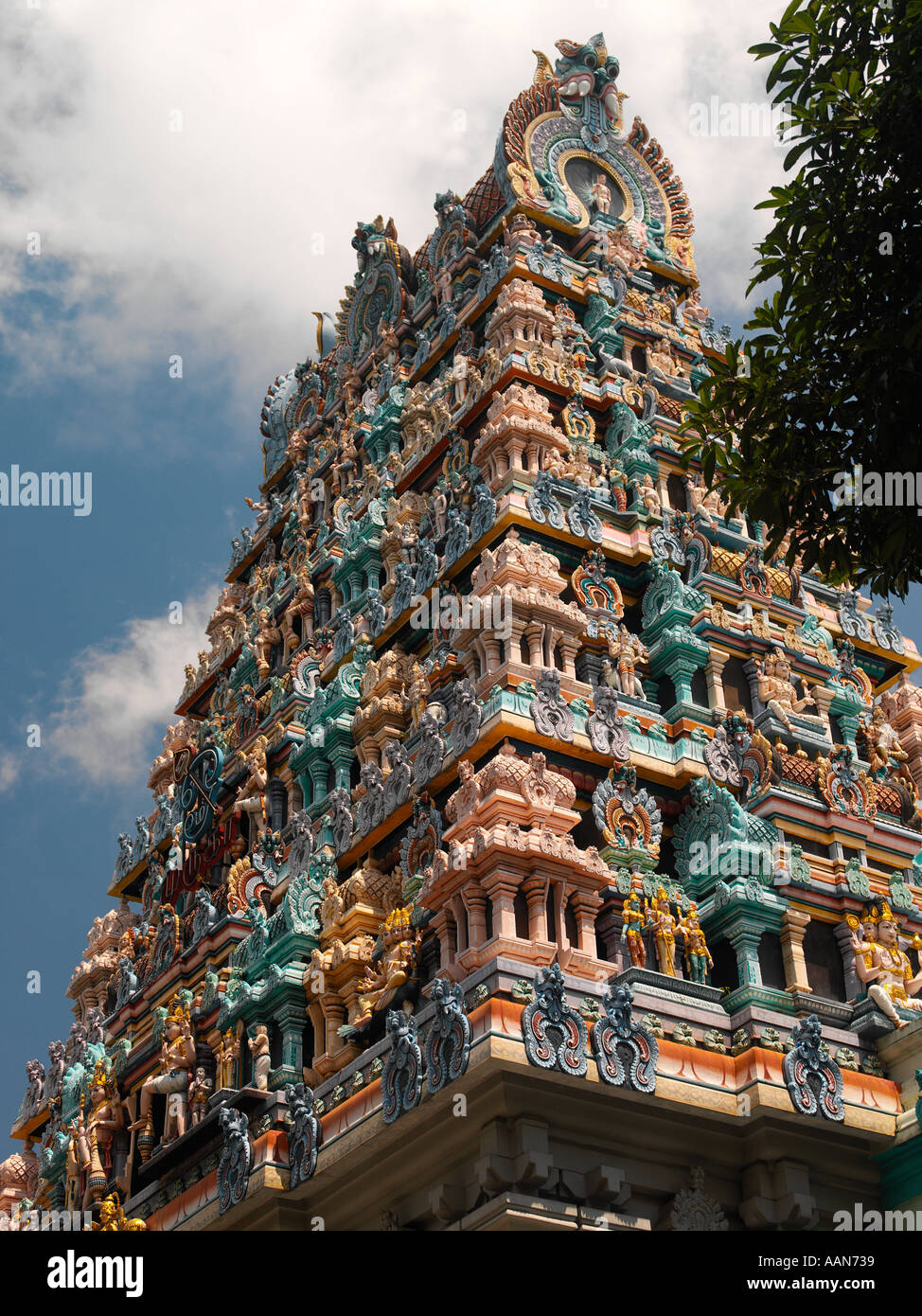 Chettiar Hindu Temple in Singapore Stock Photo - Alamy