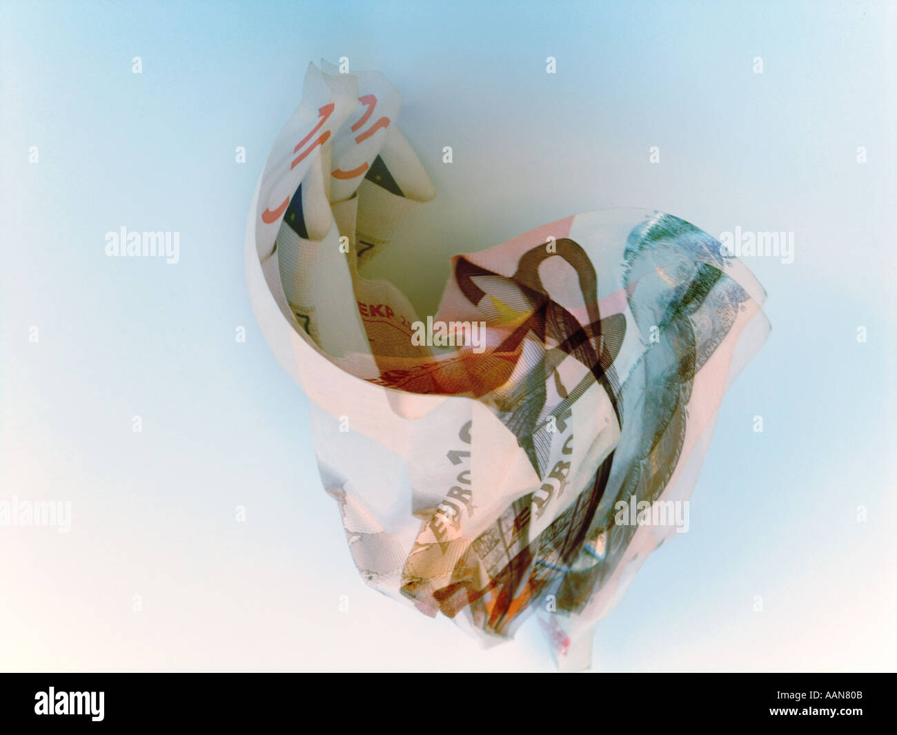 Crumpled 10 euro note hi-res stock photography and images - Alamy