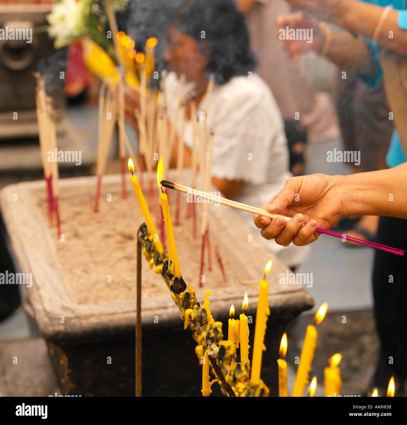 Buddhist devotions hi-res stock photography and images - Alamy
