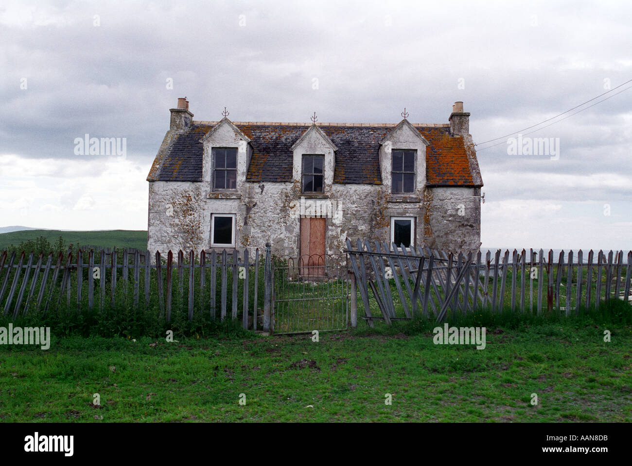 Abandoned cottage Isle of Skye croft desolate remote unoccupied empty ...