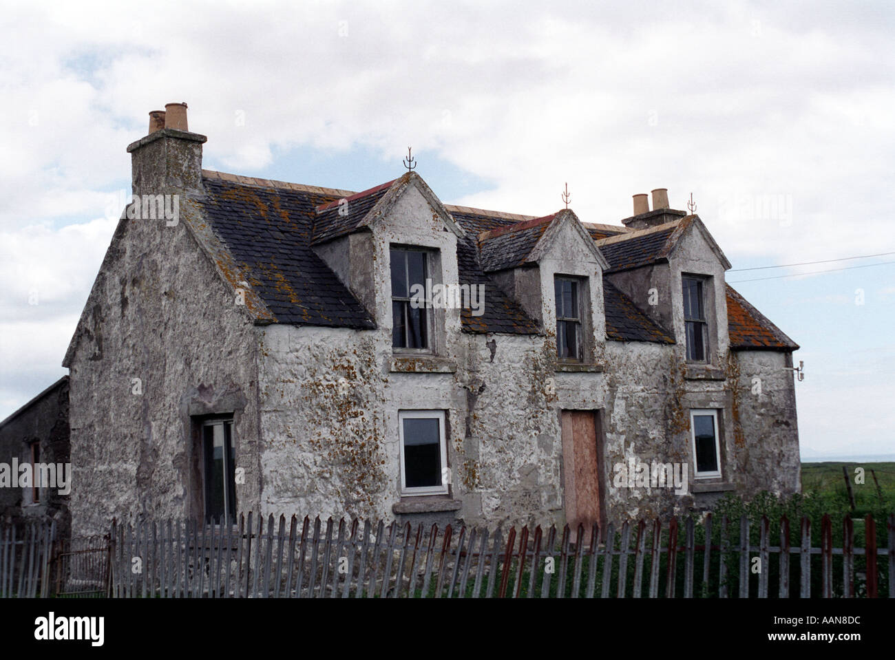 Abandoned cottage Isle of Skye croft desolate remote unoccupied empty ...