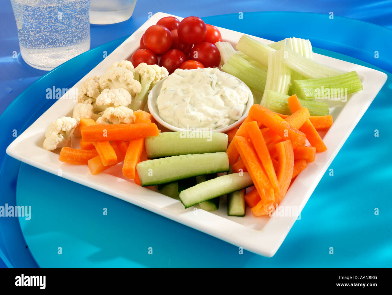CRUDITES AND DIP SELECTION Stock Photo - Alamy