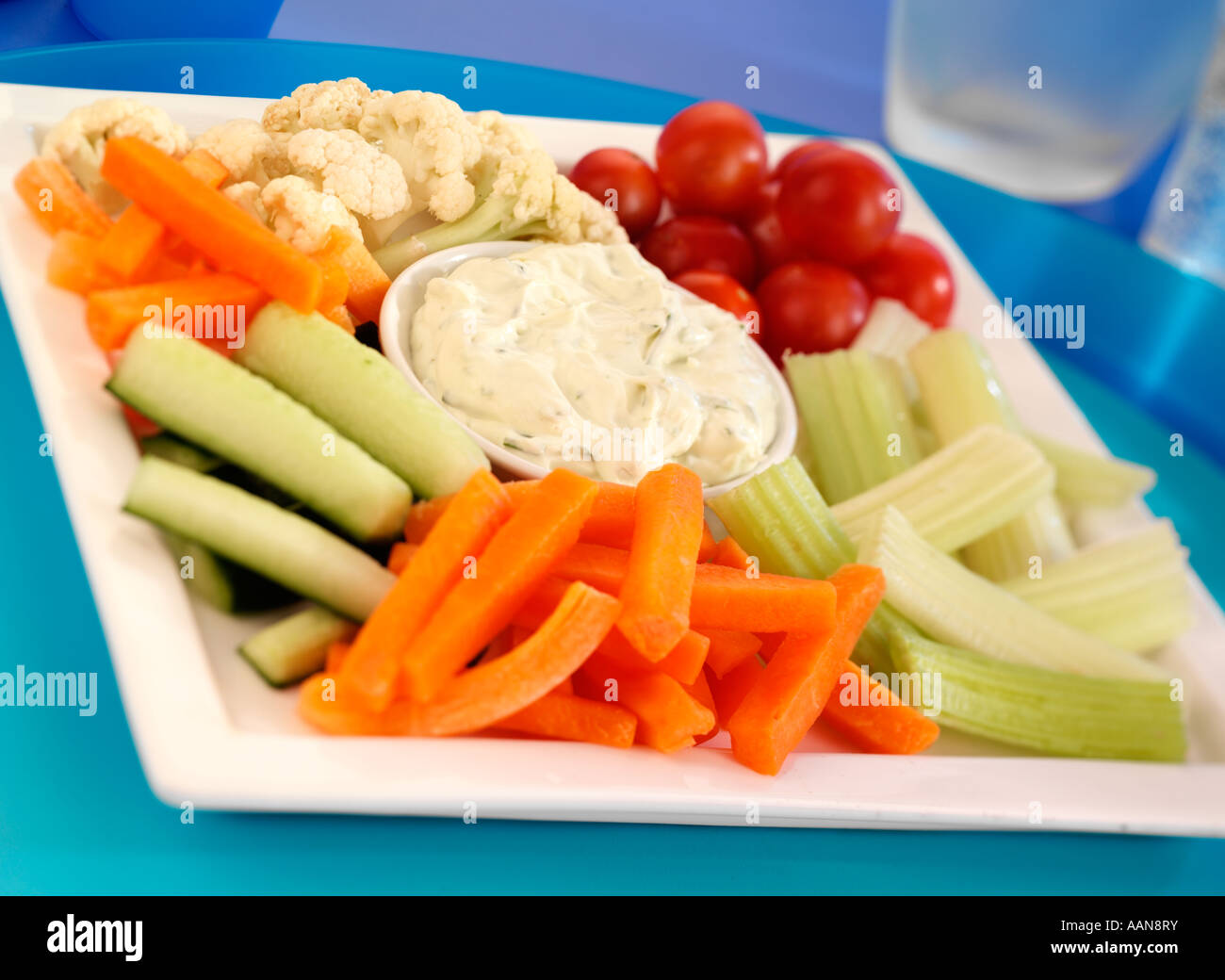 CRUDITES AND DIP SELECTION Stock Photo - Alamy