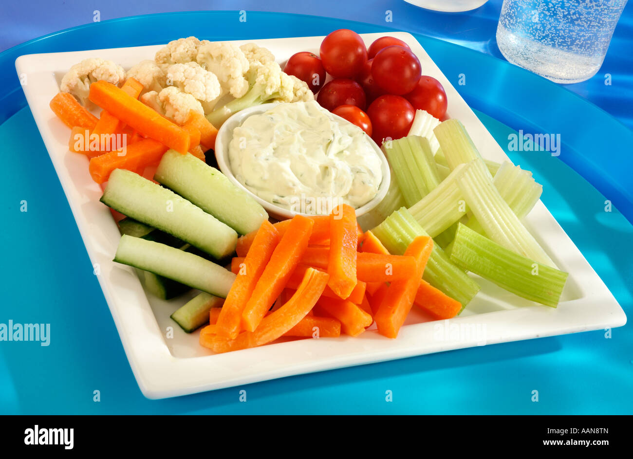 CRUDITES AND DIP SELECTION Stock Photo - Alamy