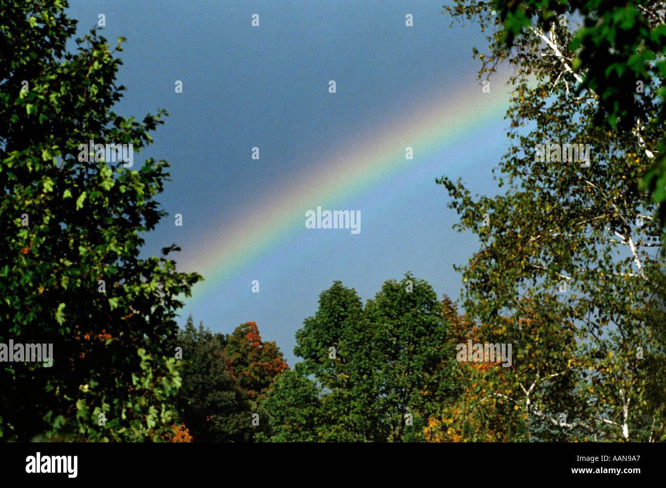 Rainbow New England USA Stock Photo - Alamy
