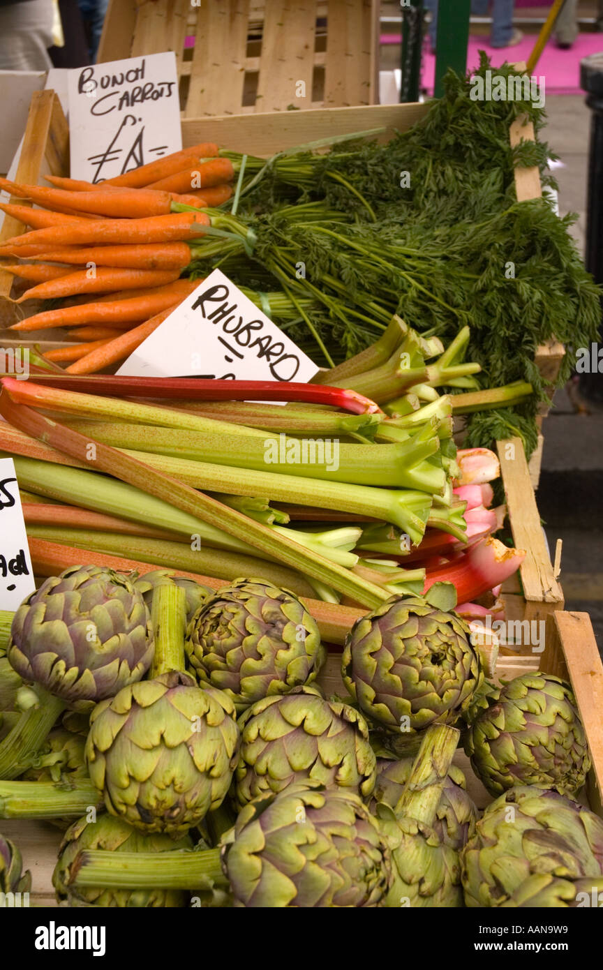 Fresh produce at Portobello Road market London England UK Stock Photo ...